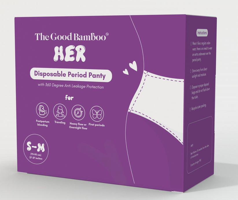 Disposable Period Panty - Small/Medium - 8 Period Panties – Good Bamboo ...